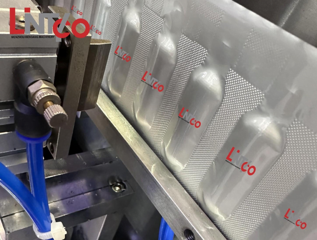 Aluminum film blister demo filling machine --Lintyco Pack